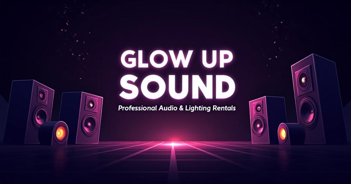 Glow Up Sound — Speaker & Lighting Rentals (NY/NJ)